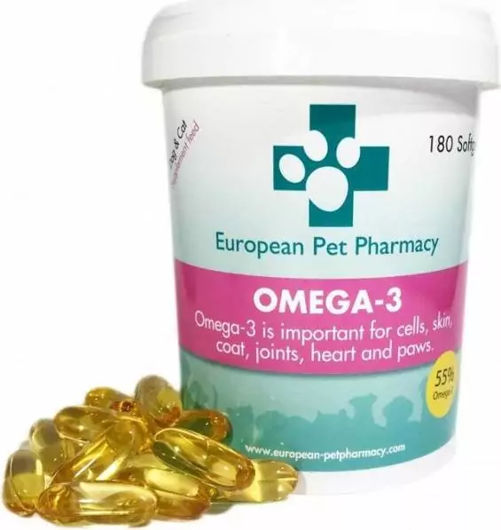 European Pet Pharmacy Omega 3 - 180 tabl | Bij K9 Shop
