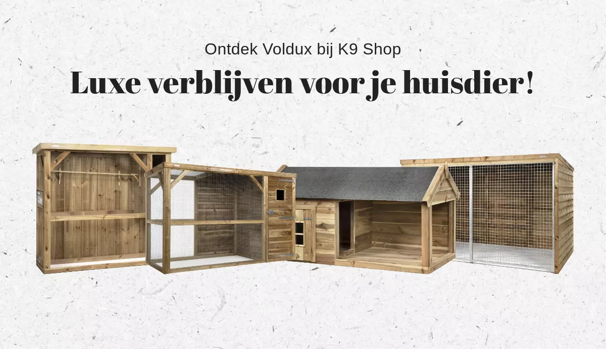 Luxe dierenverblijven koop je bij K9 Shop!